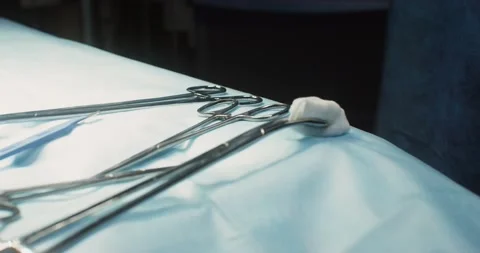 Sterile surgical instruments prepared fo... | Stock Video | Pond5