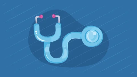 stethoscope medical equipment cardiology... | Stock Video | Pond5