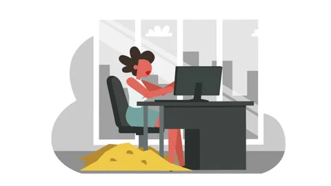 Stick Figure Color Pictogram Girl Woman ... | Stock Video | Pond5