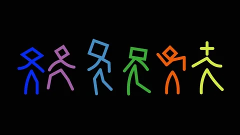 Dancing Stick Figure Stock Videos – Royalty-Free HD & 4K Videos | Pond5