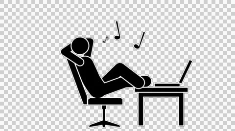 Stick Figure Nice Work with Alpha channe... | Stock Video | Pond5