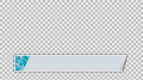 sticker title lower third banner 4k anim... | Stock Video | Pond5