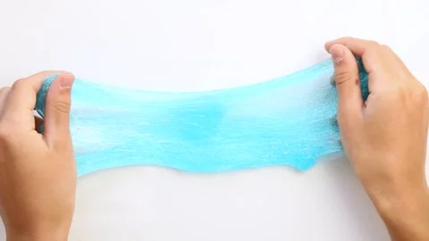 Sticky ASMR video with slime stretching ... | Stock Video | Pond5