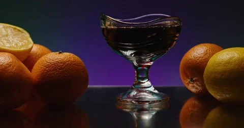 Still life with alcoholic cocktails. Sto... | Stock Video | Pond5