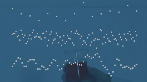 Stirring liquid in beaker, scientific da... | Stock Video | Pond5