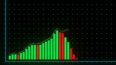 Stock market animated graphic. Stock pri... | Stock Video | Pond5
