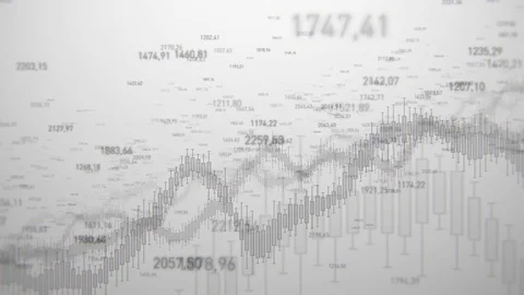 Stock market chart graph on technology a... | Stock Video | Pond5
