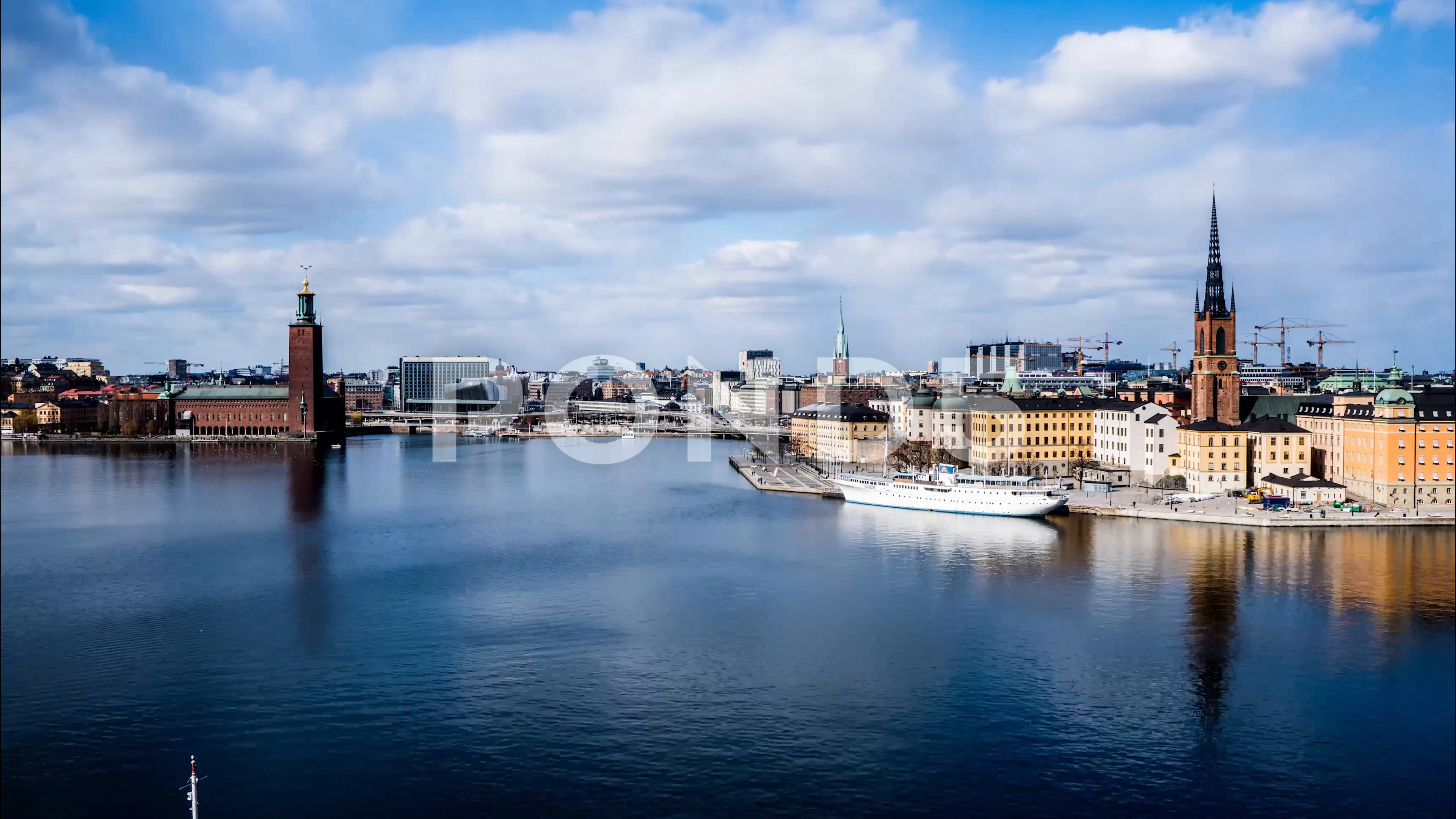 Harbor Views 4k Stockholm