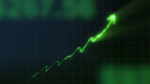 Stocks Going Green Up 4k | Stock Video | Pond5