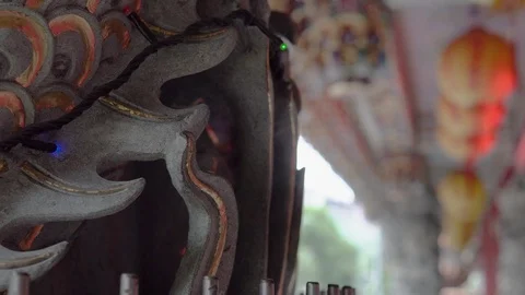 Stone carvings and classical architectur... | Stock Video | Pond5