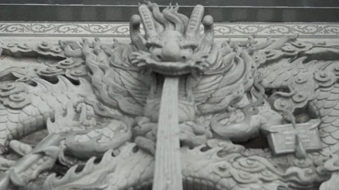 Stone carvings and classical architectur... | Stock Video | Pond5