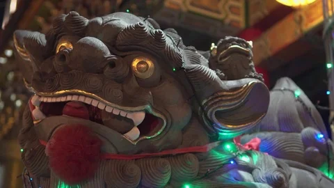 Stone carvings and classical architectur... | Stock Video | Pond5