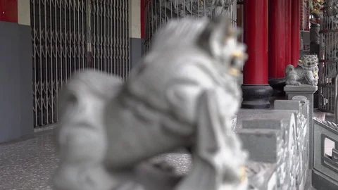 Stone carvings and classical architectur... | Stock Video | Pond5