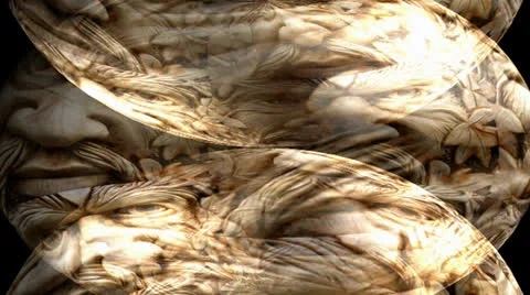 Stone Face Spin Motion Mapping 2 | Stock Video | Pond5