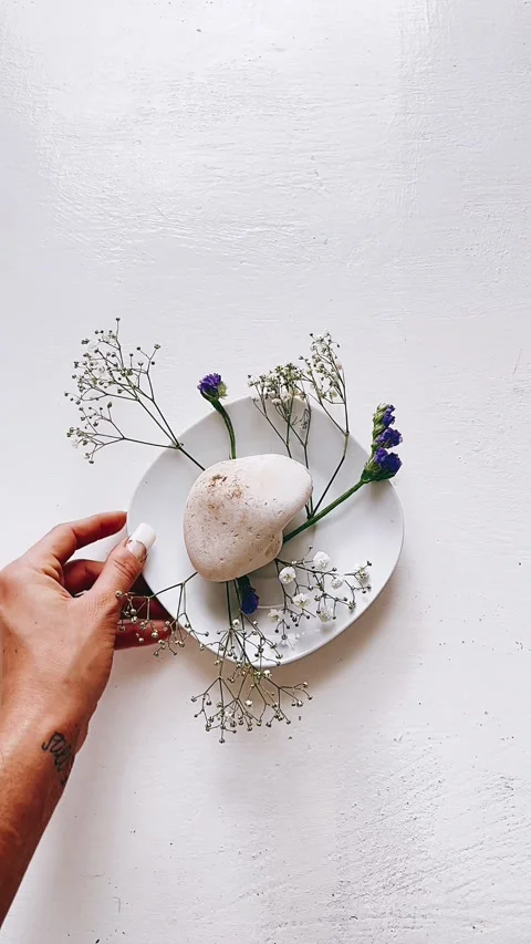 stone, plate, still life with stones, st... | Stock Video | Pond5