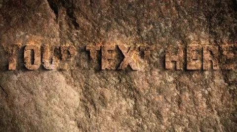 Stone rock Title for AE ~ After Effects Project #48945545