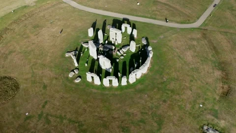 Stonehenge ancient stone trilithon circ... | Stock Video | Pond5