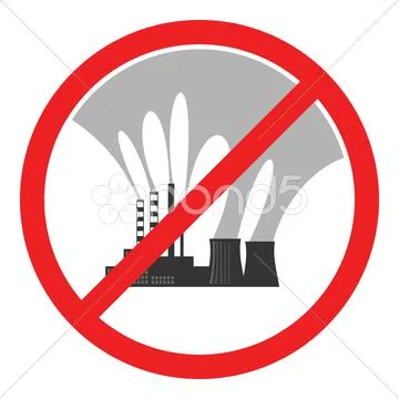 Stop air pollution sign. Vector illustration ~ Clip Art #58300427