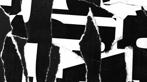 Stop motion animated ripped torn paper s... | Stock Video | Pond5