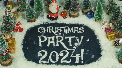 Stop motion animation of Christmas party... | Stock Video | Pond5