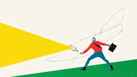 Stop motion, animation. Conceptual art. ... | Stock Video | Pond5