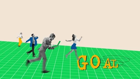 Stop motion, animation. Conceptual art. ... | Stock Video | Pond5