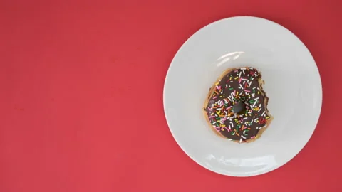 Stop Motion Animation of Eating a Donut ... | Stock Video | Pond5