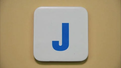 Stop motion animation of english alphabe... | Stock Video | Pond5