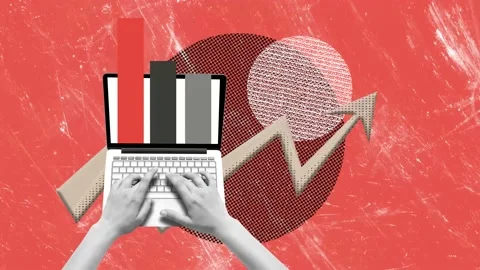 Stop motion, animation. Human hands work... | Stock Video | Pond5