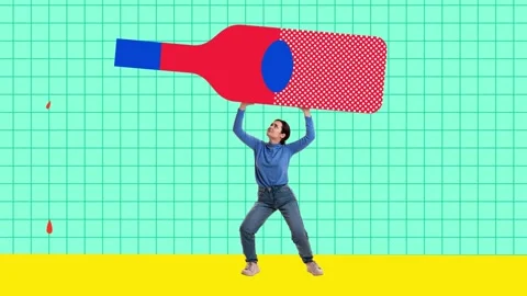 Stop motion, animation. Inspiration, ide... | Stock Video | Pond5