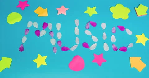 Stop motion animation music background. | Stock Video | Pond5