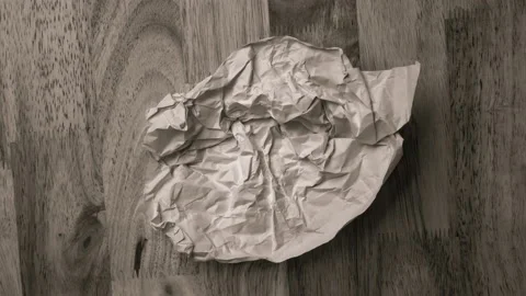 Wrinkled Paper Animation Stock Videos – Royalty-Free HD & 4K Videos