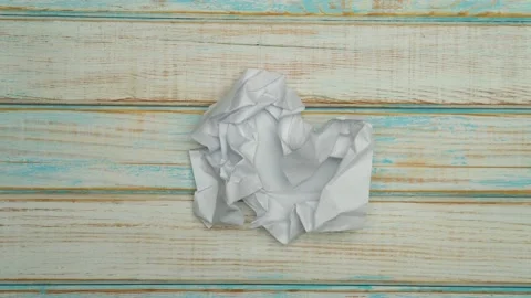 Wrinkled Paper Animation Stock Videos – Royalty-Free HD & 4K Videos