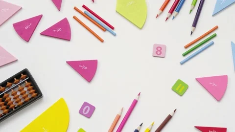 Stop motion animation of school backgrou... | Stock Video | Pond5