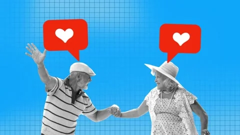 Senior Blue Background Stock Videos – Royalty-Free HD & 4K Videos | Pond5