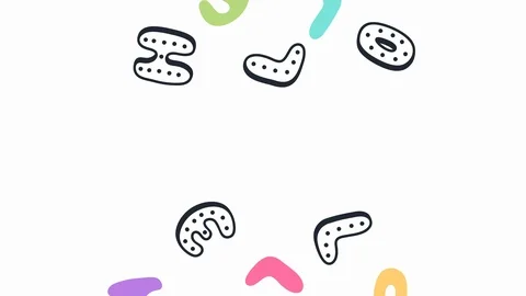 Stop motion animation with word Hello in... | Stock Video | Pond5