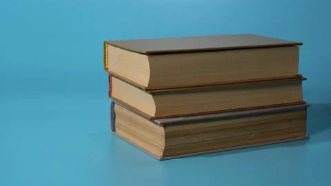 stop motion books are placed on top of e... | Stock Video | Pond5