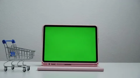 stop motion a cart shopping moving aroun... | Stock Video | Pond5