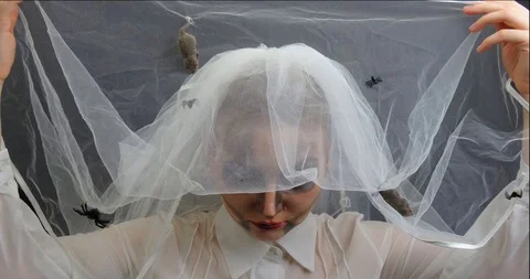 Stop motion of the horrible corpse bride | Stock Video | Pond5