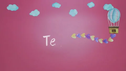 Watercolor Air Balloon Stock Video Footage | Royalty Free Watercolor ...