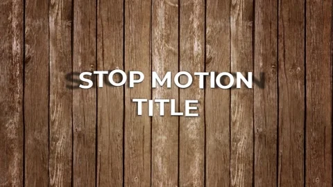 After Effects: Stop Motion Title for After Effects #280549936