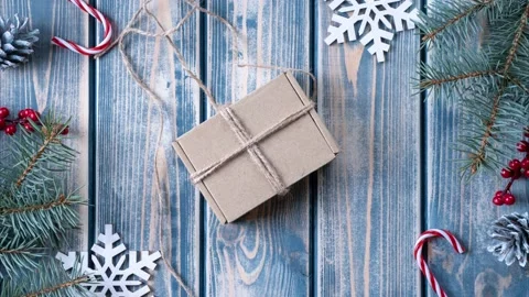 Stop motion video of Kraft cardboard gif... | Stock Video | Pond5