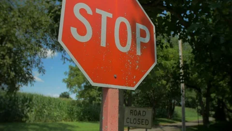 Slow Stop Sign Stock Videos – Royalty-Free HD & 4K Videos