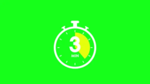 stopwatch icon green screen animated sto... | Stock Video | Pond5