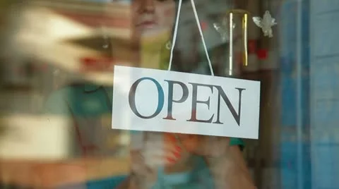 Store Open Stock Video Footage | Royalty Free Store Open Videos | Pond5