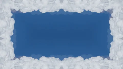 Storm Clouds Frame Border Background Loo... | Stock Video | Pond5