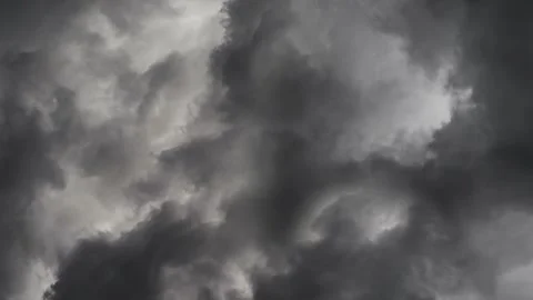 storm clouds inside cumulonimbus clouds ... | Stock Video | Pond5