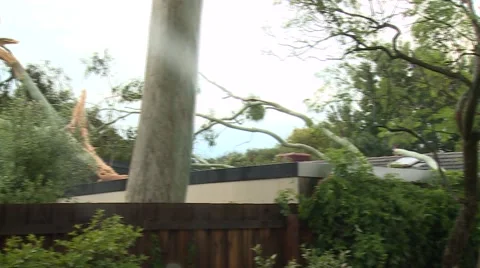 Storm Damage House Stock Footage ~ Royalty Free Stock Videos | Pond5