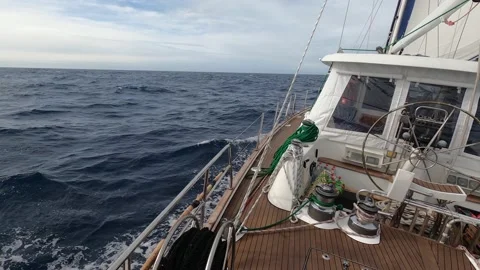 Storm in the Drake Passage on a sailing ... | Stock Video | Pond5