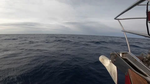 Storm in the Drake Passage on a sailing ... | Stock Video | Pond5